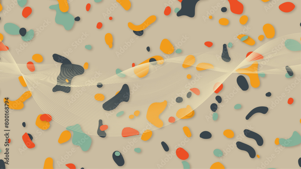 Creative abstract style art background for children. Trendy texture ...