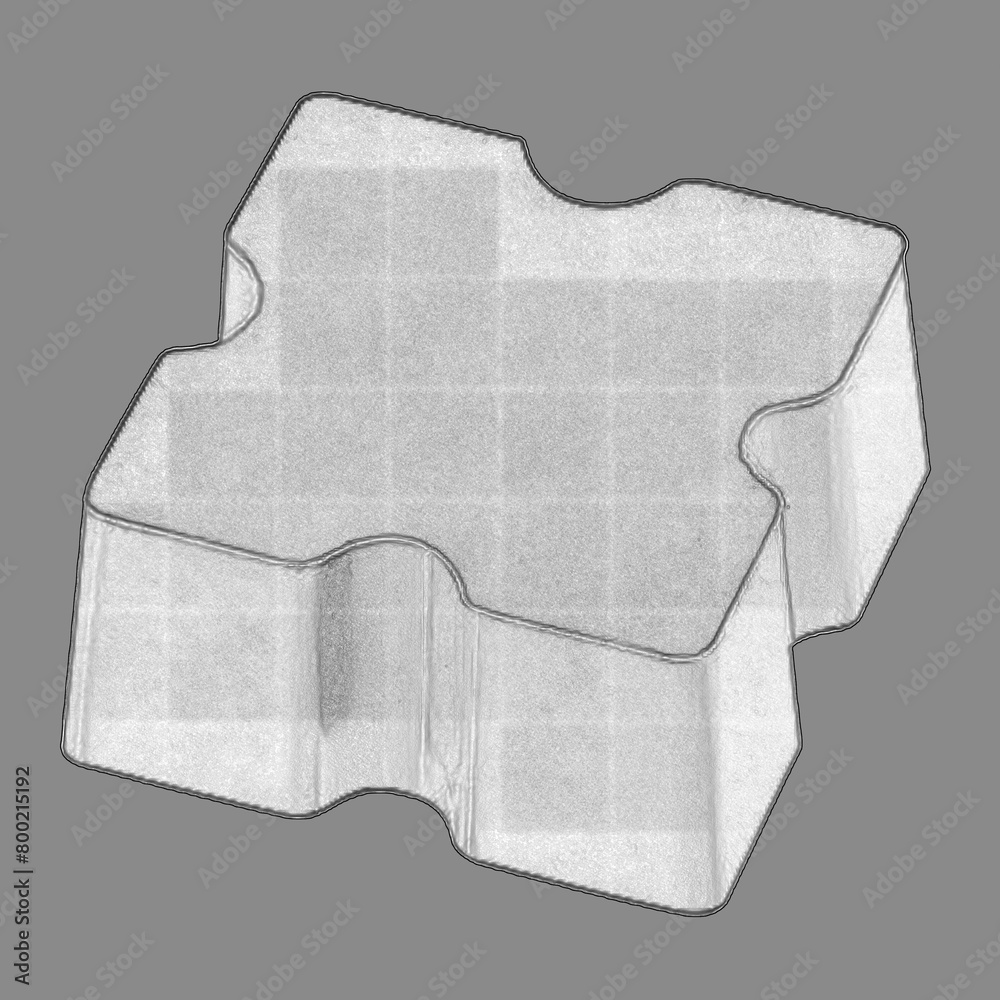 Square chocolate candy isolated over transparent background, candy ...