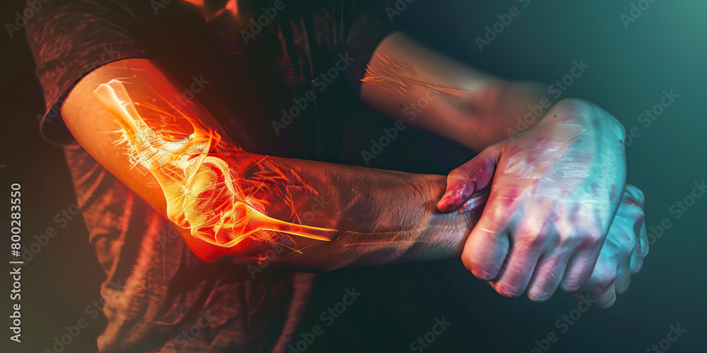 Broken Humerus: The Arm Pain and Bruising - A person holding their ...