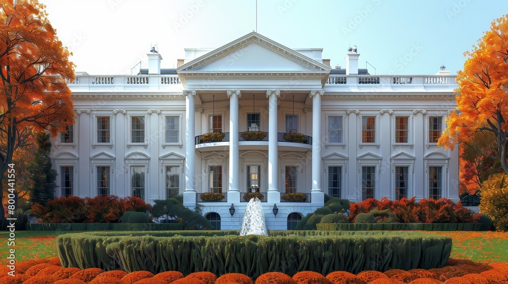 Explore the historic White House, a must-see with its iconic facade and ...