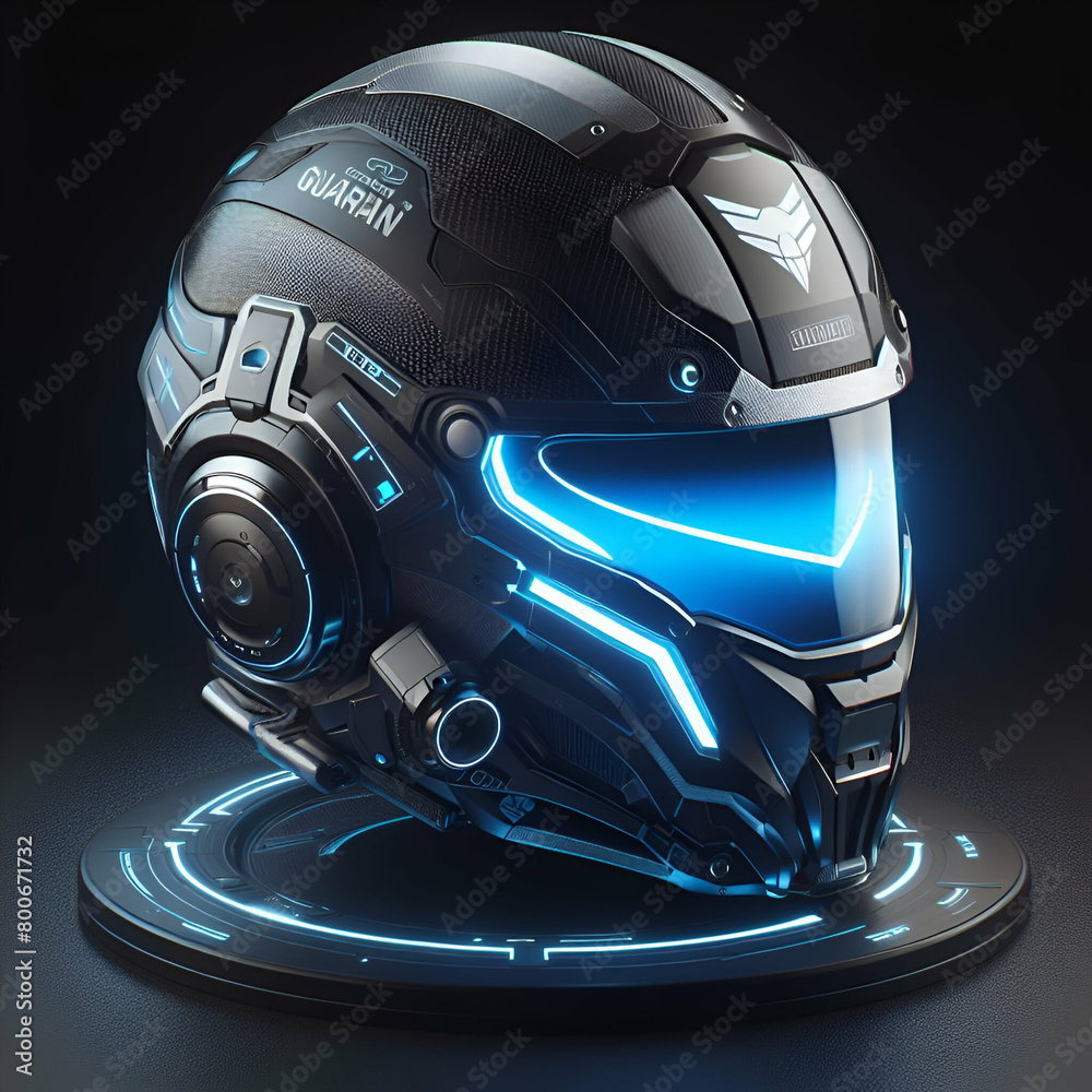 Protective Futuristic Smart Science Fiction Guardian Black American ...