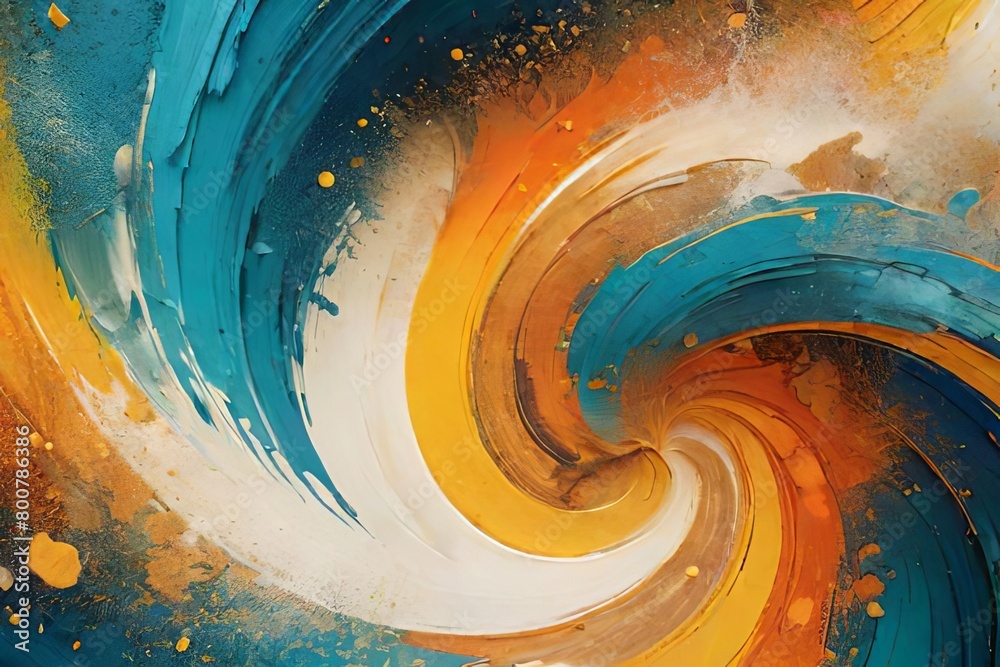 Abstract color gradient fluidity background design, Oil paint drawing ...