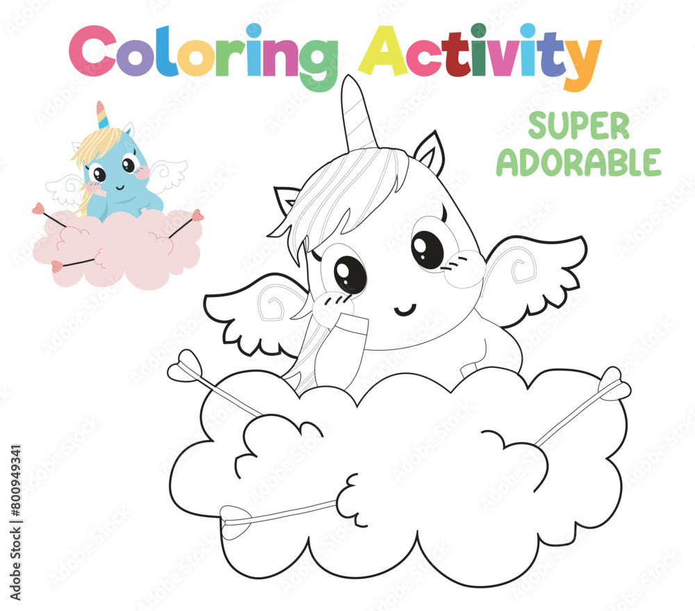 Coloring worksheet page. Educational printable coloring worksheet ...