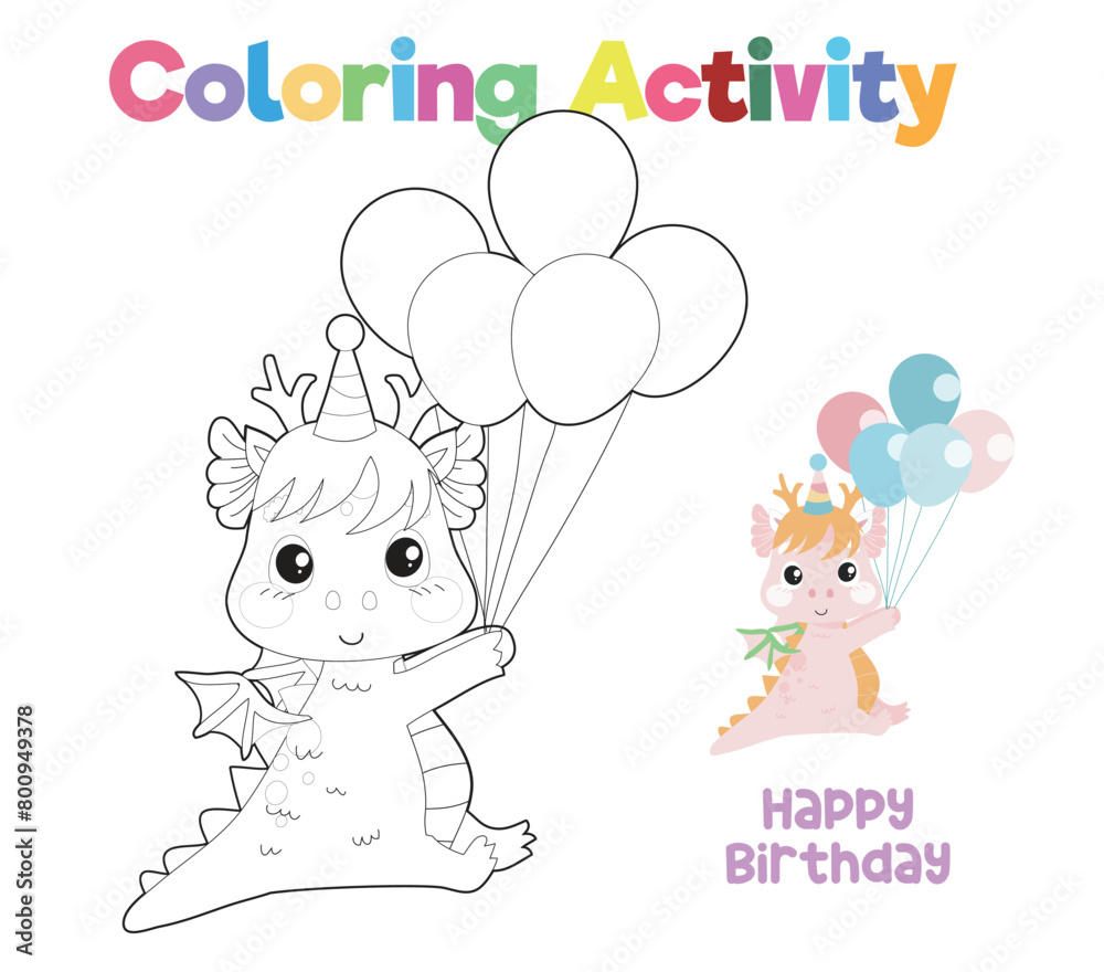 Coloring worksheet page. Educational printable coloring worksheet ...