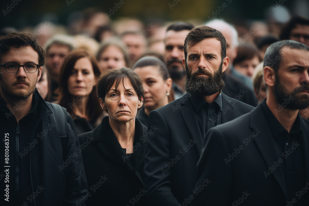 Sad bury ceremony at old cemetery church funeral farewell rest in peace ...