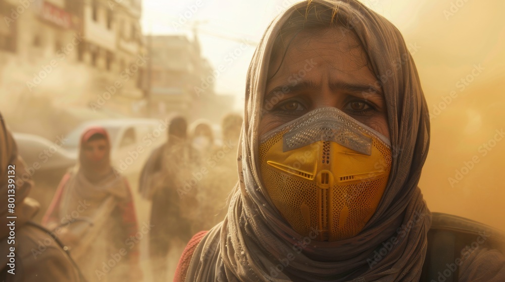Respiratory Illness: A real photo depicting people suffering from ...