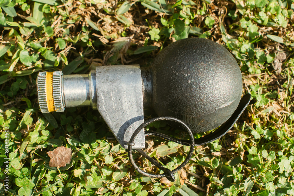 granada explosivo ejercito arma guerra grenade war army explosive Stock ...