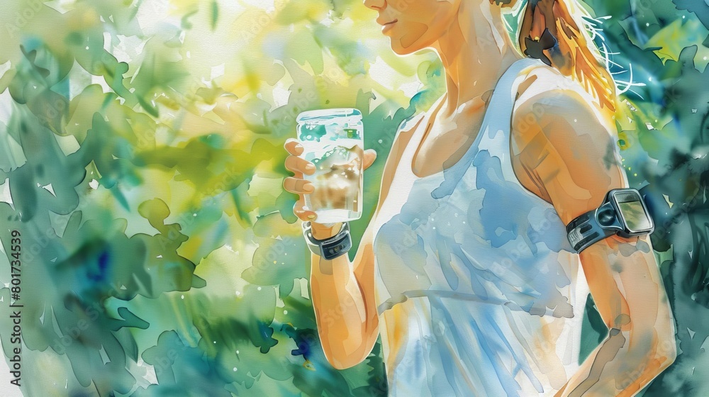 Wearable hydration tracker that alerts you to drink water regularly ...