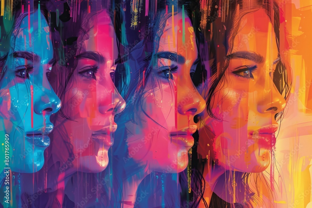 Compilation of graphs featuring a diverse range of emotions displayed ...