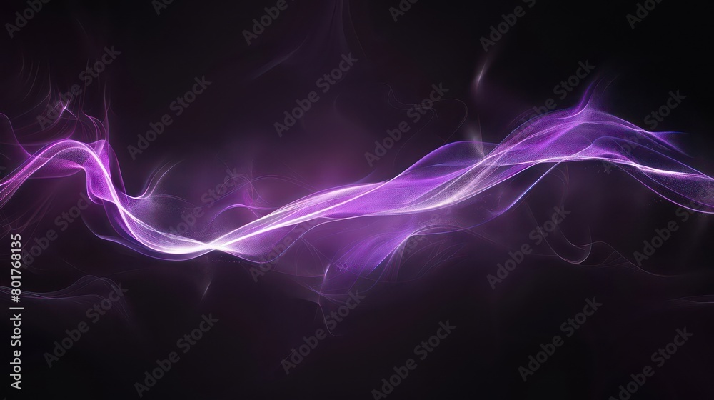 lightning, curve ray lights, black background Stock Illustration ...