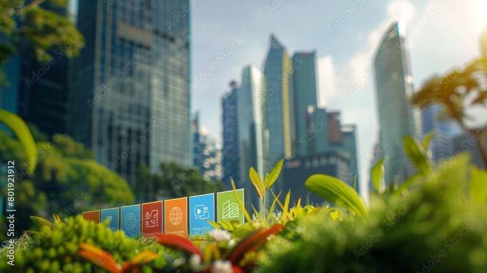 Sustainable development goals. SDGs. World Environment Day background ...