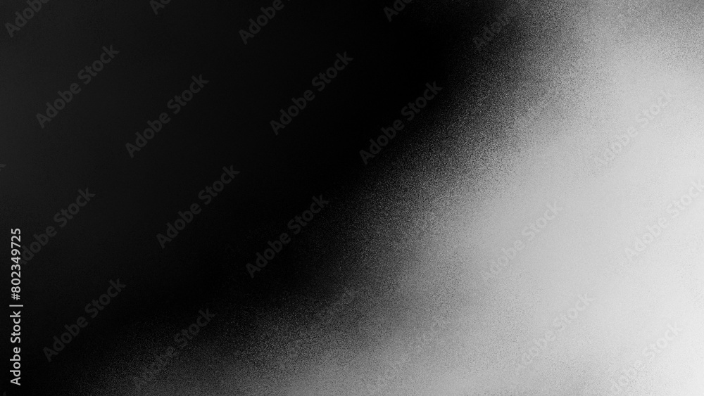 Black noise grain transparent gradient background. Dust effect with ...