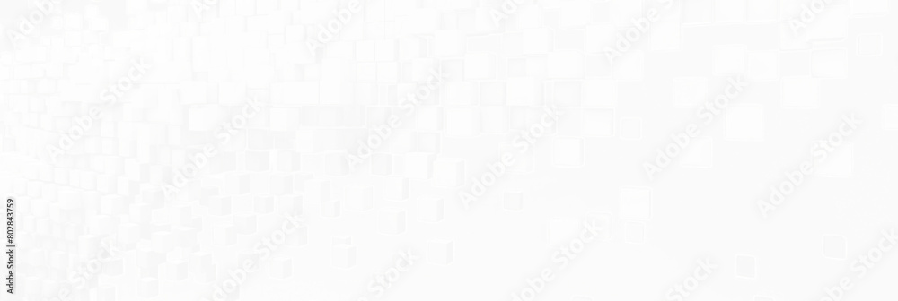 white digital pixel squares art, isolated png geometric overlay Stock ...