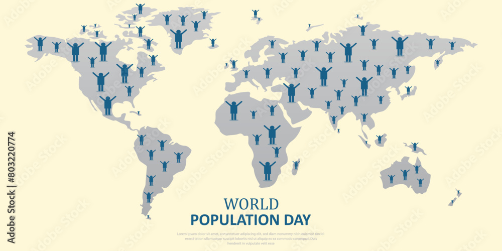 world population background paper cutting peoples and earth, world map ...