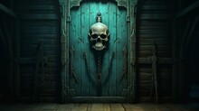 Skeletons At The Door Free Stock Photo - Public Domain Pictures