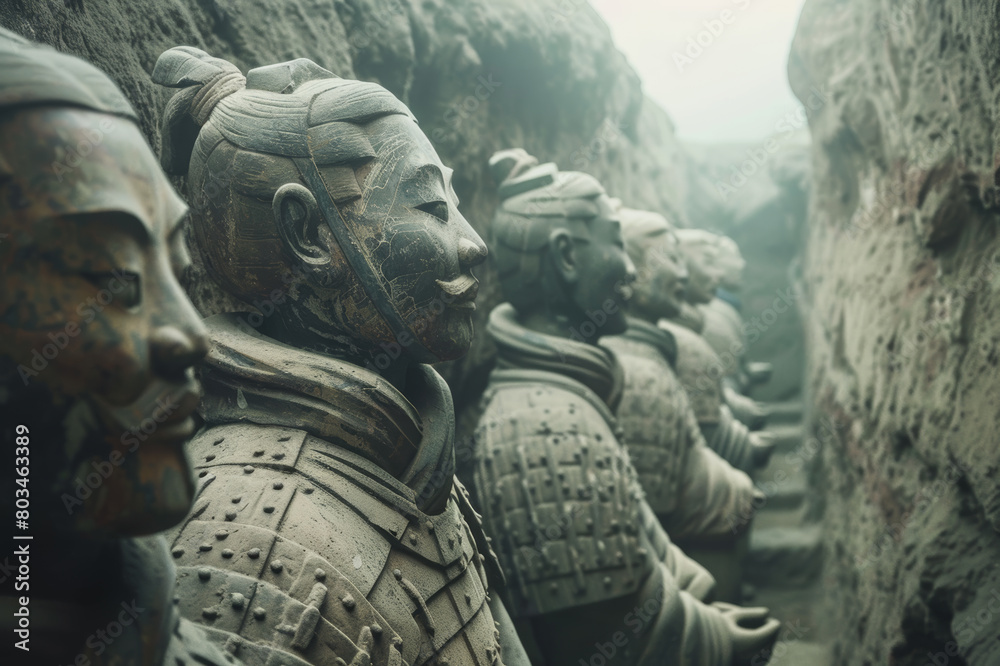 Terracotta army, ancient china, chinese mythology, history, asian ...