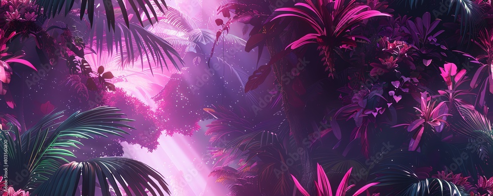 Design a futuristic oasis within a spaceship, using holographic ...