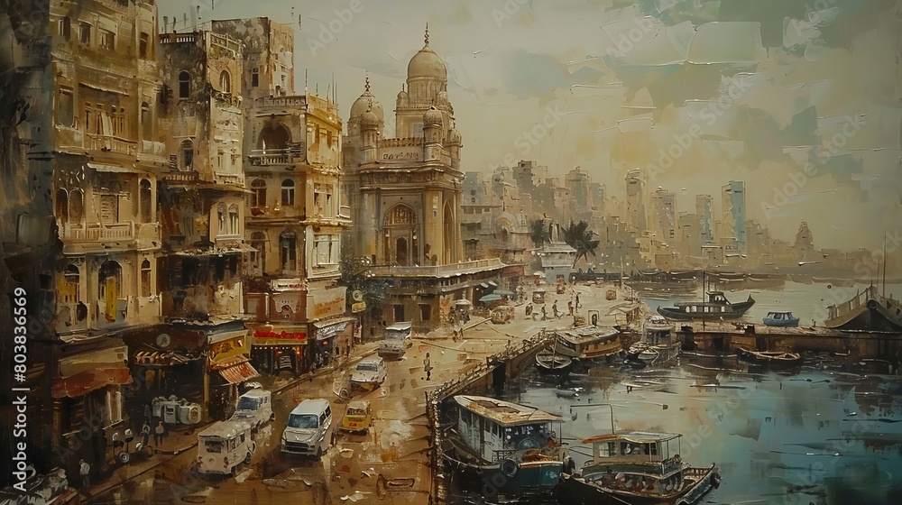 Captivating and vibrant oil paintings depicting the unique charm of ...