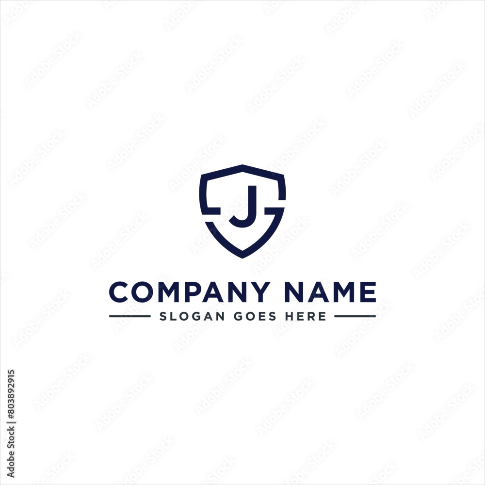 Initials Letter JS or SJ linked overlapping Logo vector with letter N ...