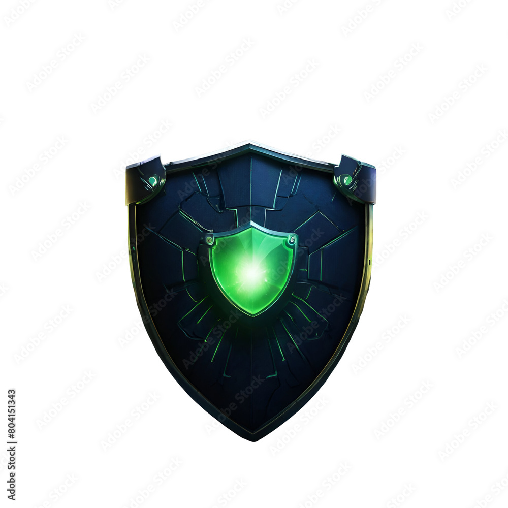 shield as the final defense of cyber attack. shield of cyber realm ...