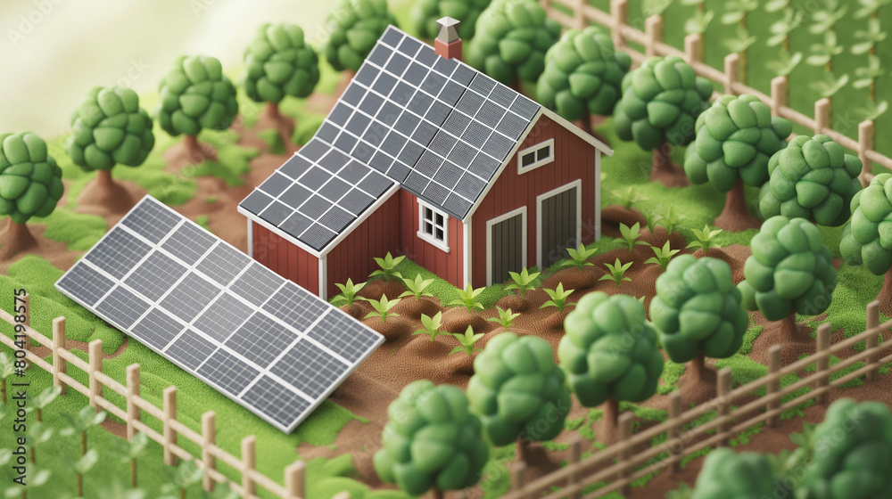 Smart Solar Farming with agriculture system solar panels between ...