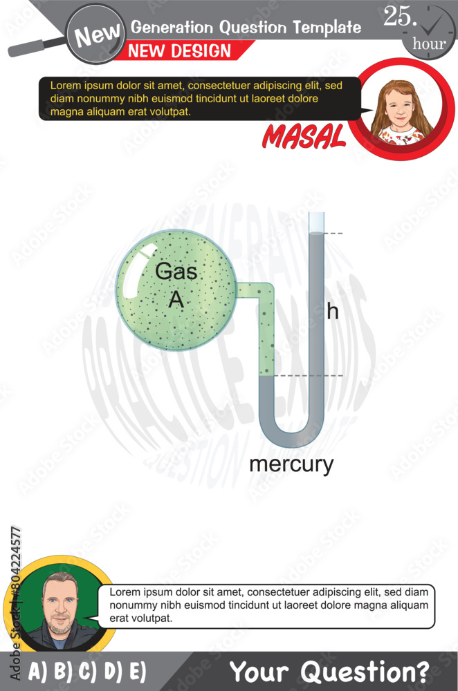 High school, middle school, exam question template, numerical lessons ...