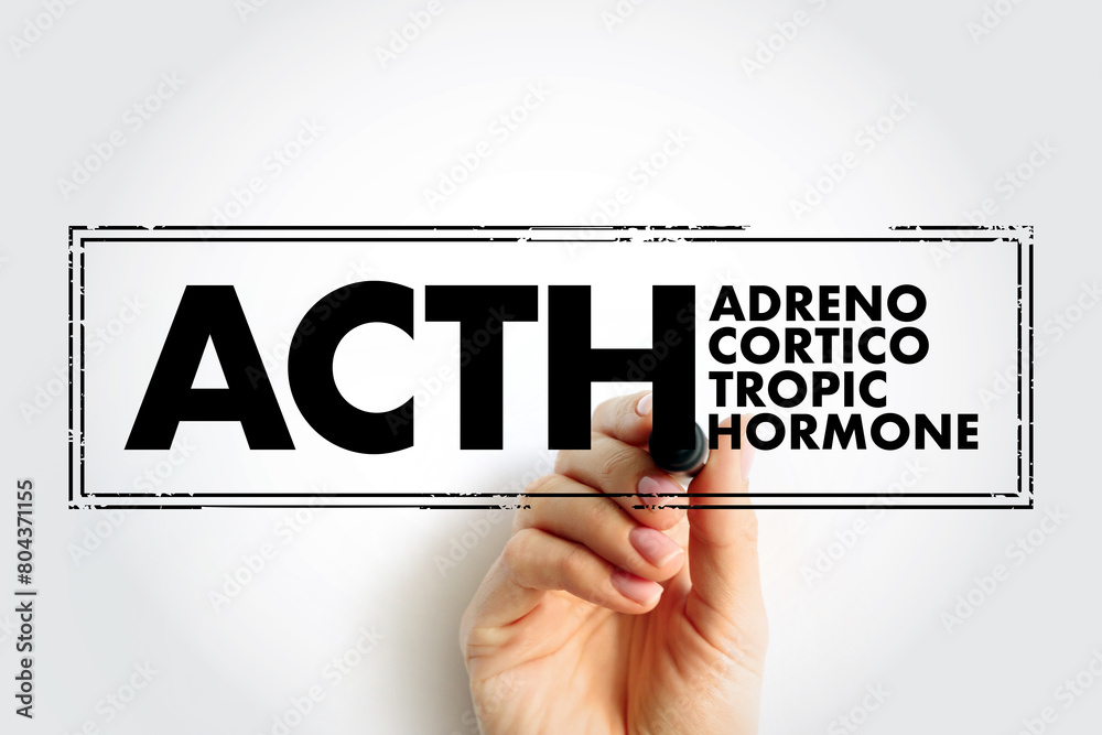 ACTH Adrenocorticotropic hormone - polypeptide tropic hormone produced ...