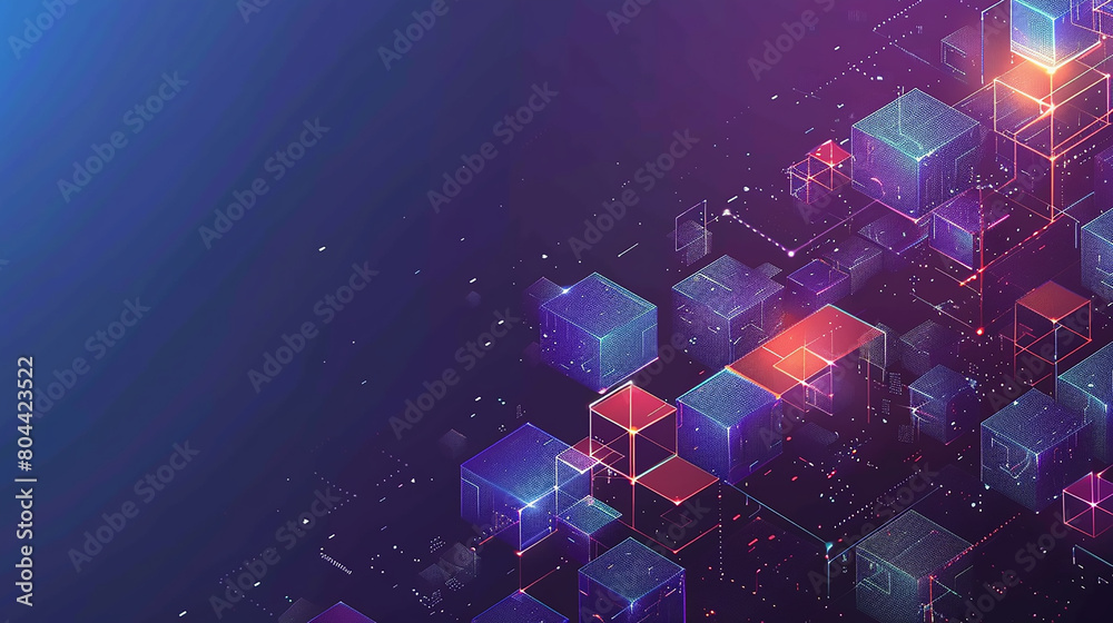 Illustration Stock Abstract technology futuristic digital graphic ...