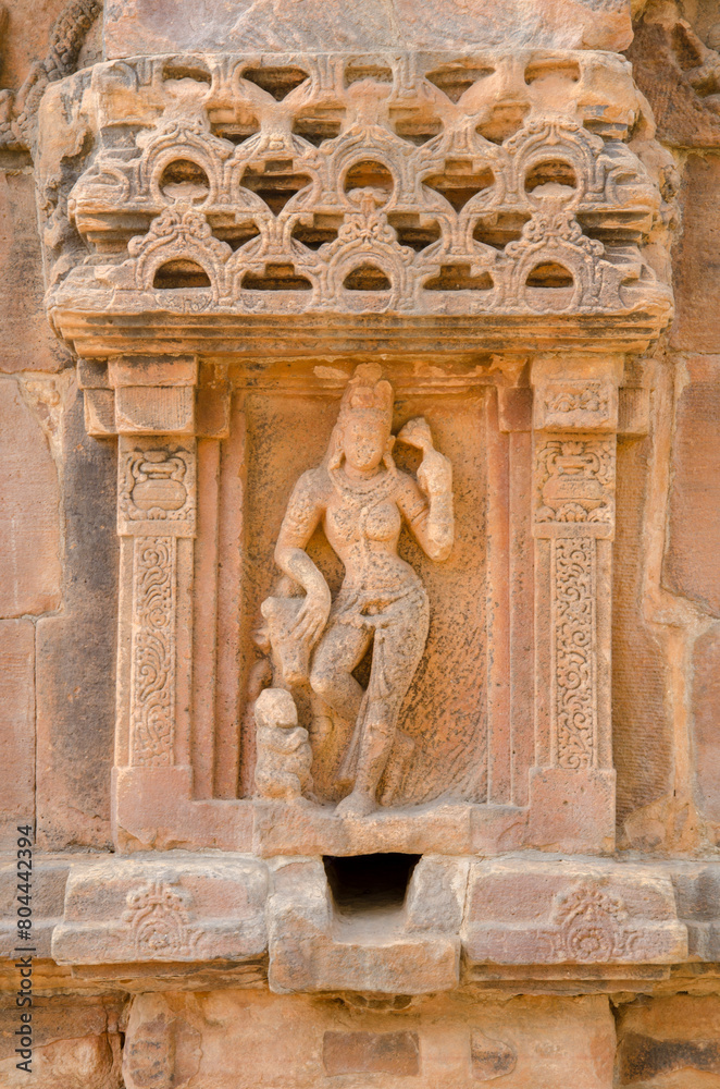 Ardhanarishvara (left half Shiva, right half Parvati) at the ...