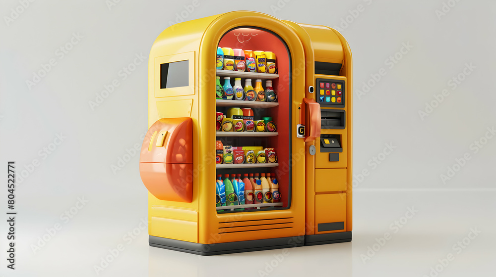 Cartoon-style 3D Smart Snacking Solutions: Introducing Convenient and Varied Options through ...