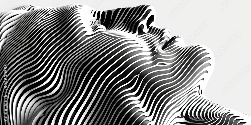 Anxiety (Black): A series of jagged, overlapping lines representing ...