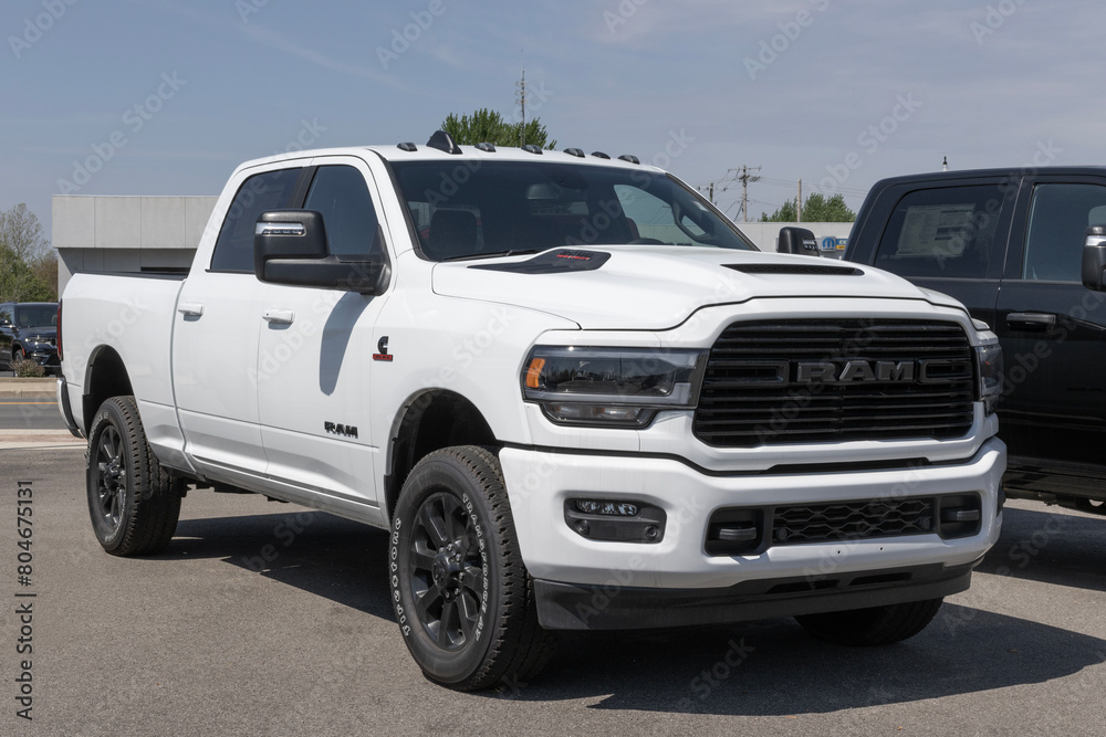 Ram 2500 Laramie Crew Cab 4X4 display. Ram offers the 2500 in Tradesman ...