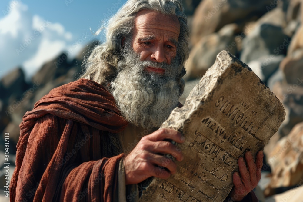 God gave Moses the Ten Commandments on Mount Sinai, a pivotal moment in ...