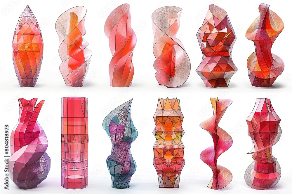 Parametric Architecture Icons: Organic Forms, Double-Curved Surfaces ...
