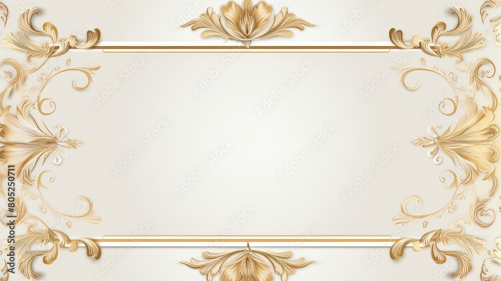 elegant luxury background with golden royal borders In the Stock Photo ...