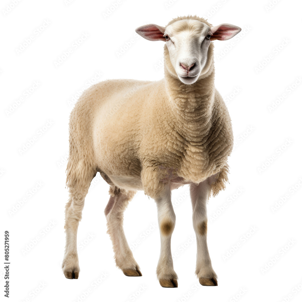 sheep isolated on transparent background cutout Stock Photo | Adobe Stock