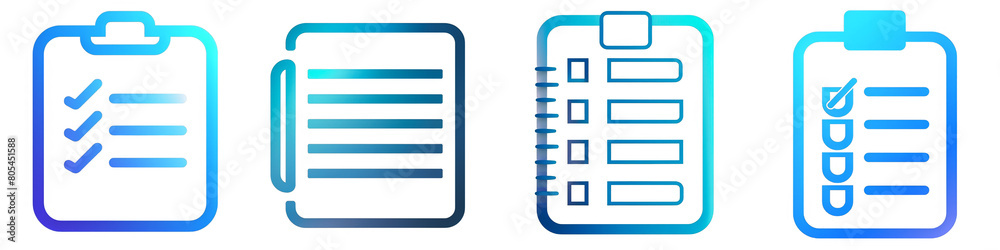 Agenda clipart collection, symbol, logos, icons isolated on transparent ...