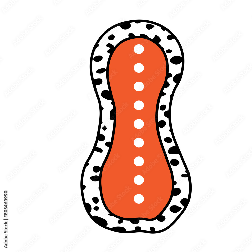Dalmatian Dots Letters Alphabet font PNG svg, doodle Bright Colors ...