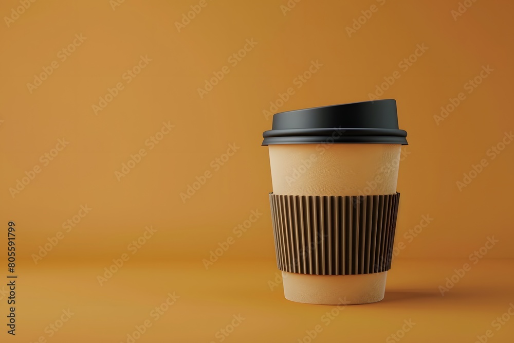 Modern Coffee Cup Design: Stylish Cup with isolated Background - Stock ...