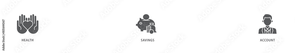 HSA icon packs for your design digital and printing of healthcare ...