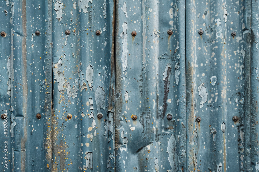 Textured surface of galvanized metal, featuring a zinc coating and ...