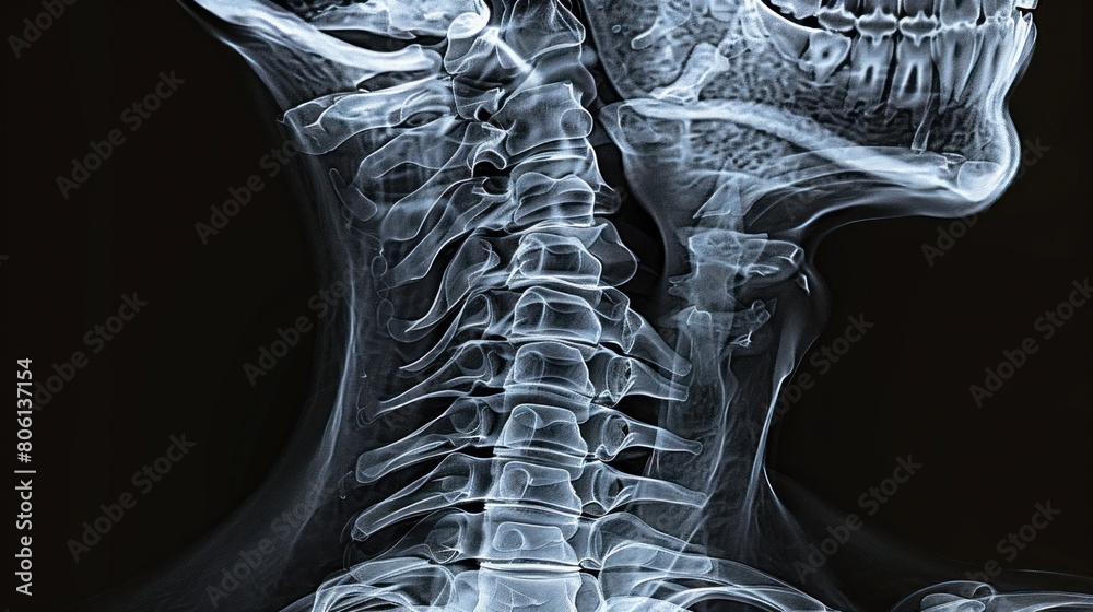 MRI image of a human throat showing larynx and vocal cords. Stock ...