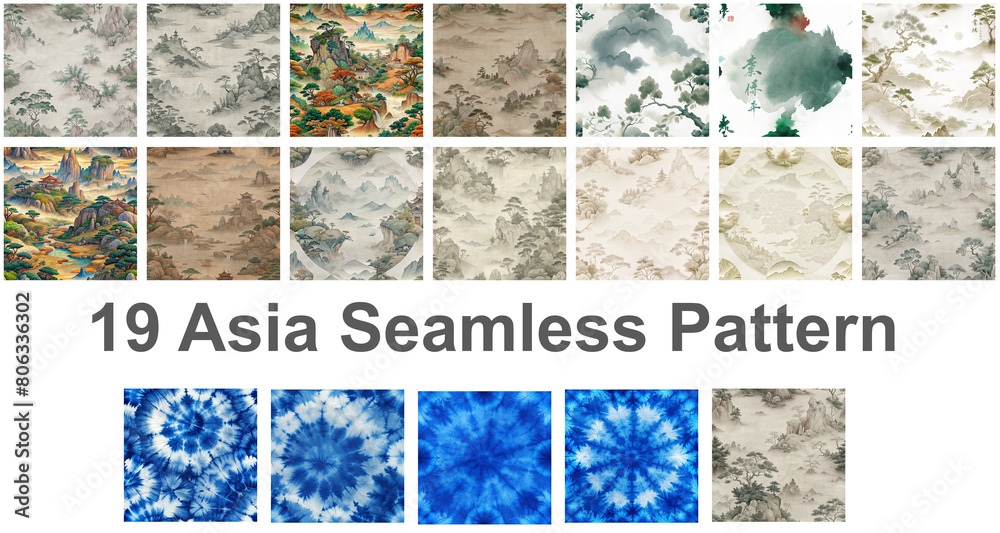19 Asian Seamless patterns to create beautiful wallpapers, Create your ...