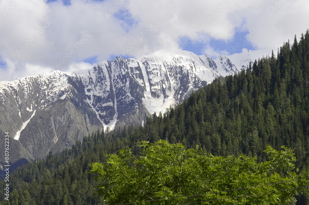 Pir Panjal range of mountain as seen in Pattan valley of Lauhal and ...