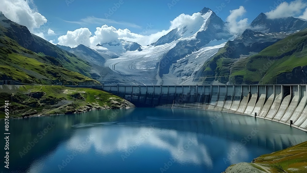 Swiss Alps dam lake generating sustainable hydropower to combat global ...