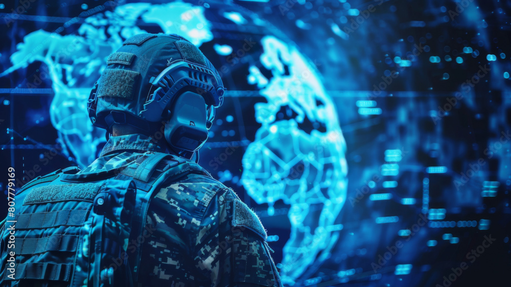 Monitoring and managing security technology in a military surveillance ...