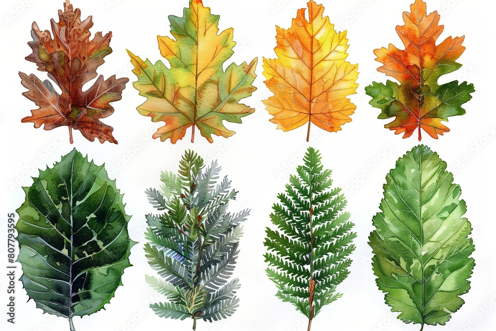 Eco-Friendly Botanical Clipart: Organic Textures & Calming Color ...