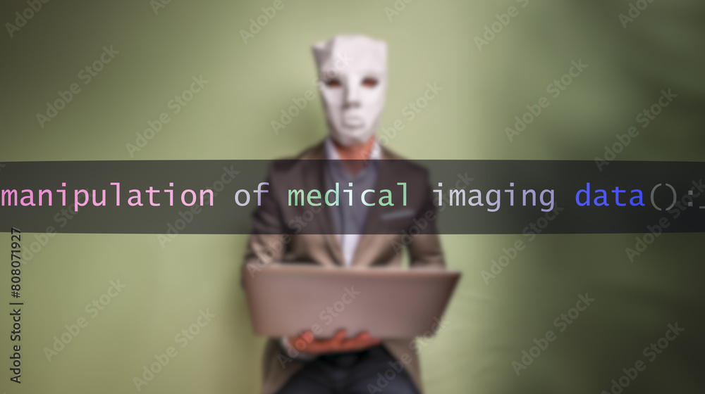 Cybersecurity concept manipulation of medical imaging data on ...