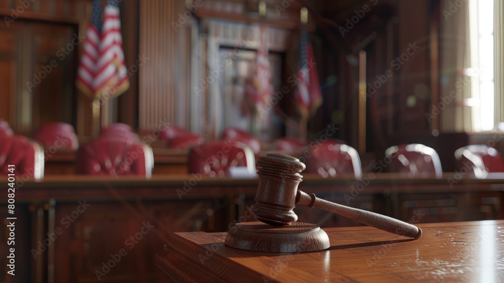Legal Authority Illustrated: Judge's Pen and Gavel Arrangement ,Equal ...