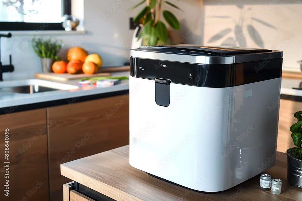 AI smart bin analyzes and separates recyclables, offering insights into ...